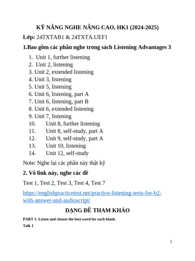 Ôn Tập KNNNC HK1,24-25 | PDF