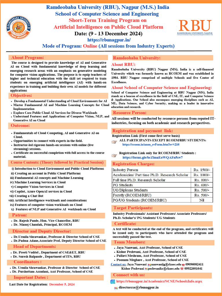 RBU STTP AI on Cloud-1 | PDF | Artificial Intelligence | Intelligence (AI) & Semantics