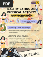 Grade 7 PE & Health Lesson Plan | PDF | Healthy Diet | Nutrition