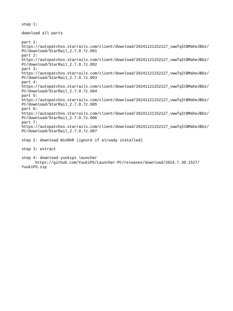 How to Download Hsr 2.7 for PC | PDF