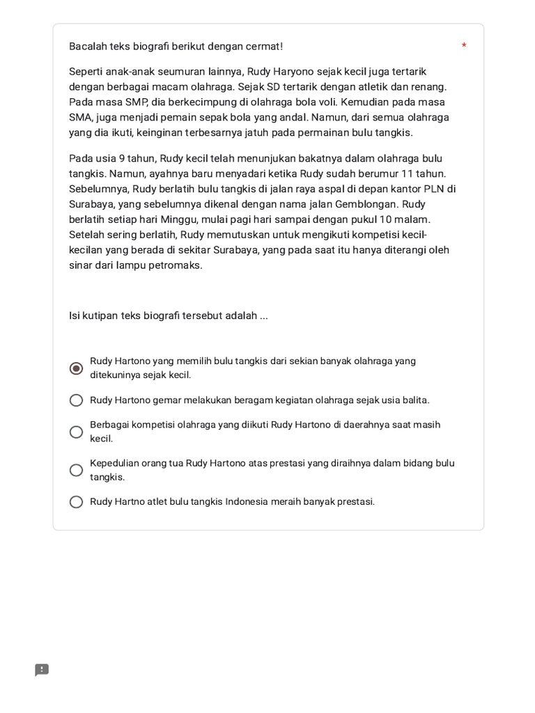 Pas Ganjil Bhs. Indonesia Kelas Xii | PDF