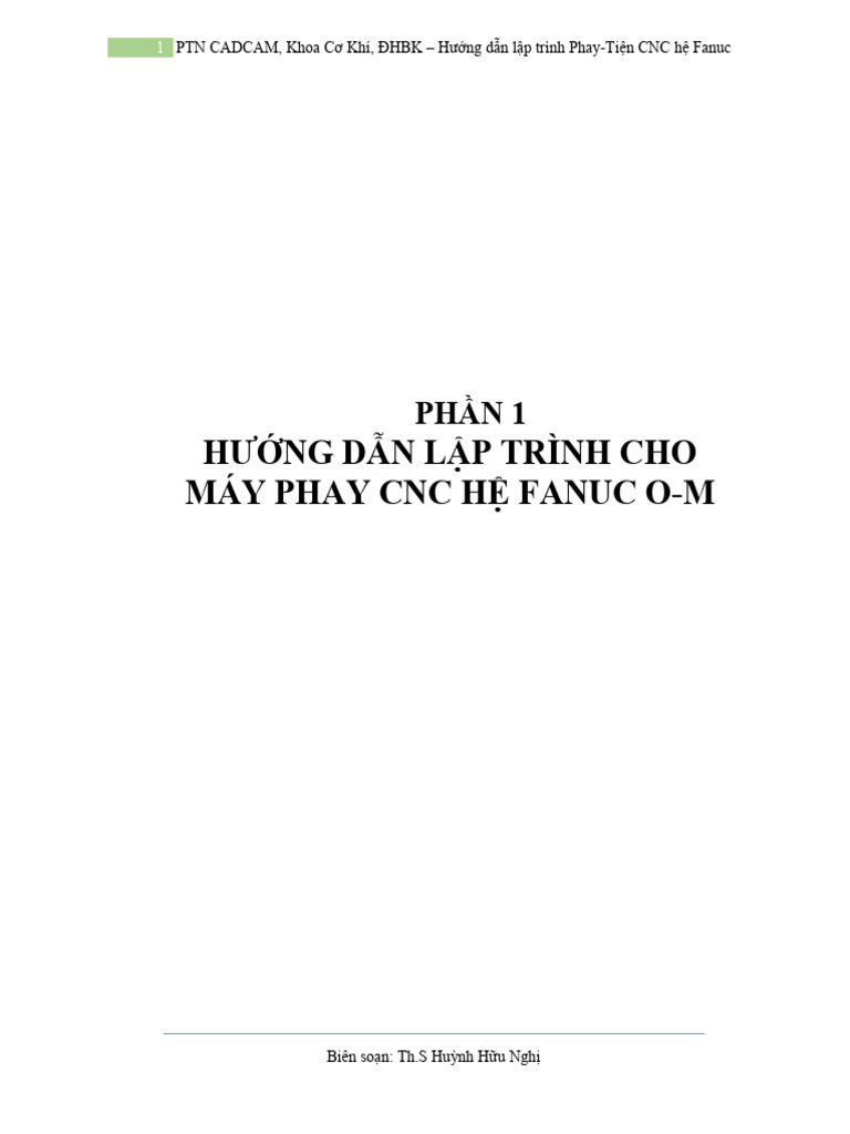 1M. Lap trinh Phay (1) | PDF