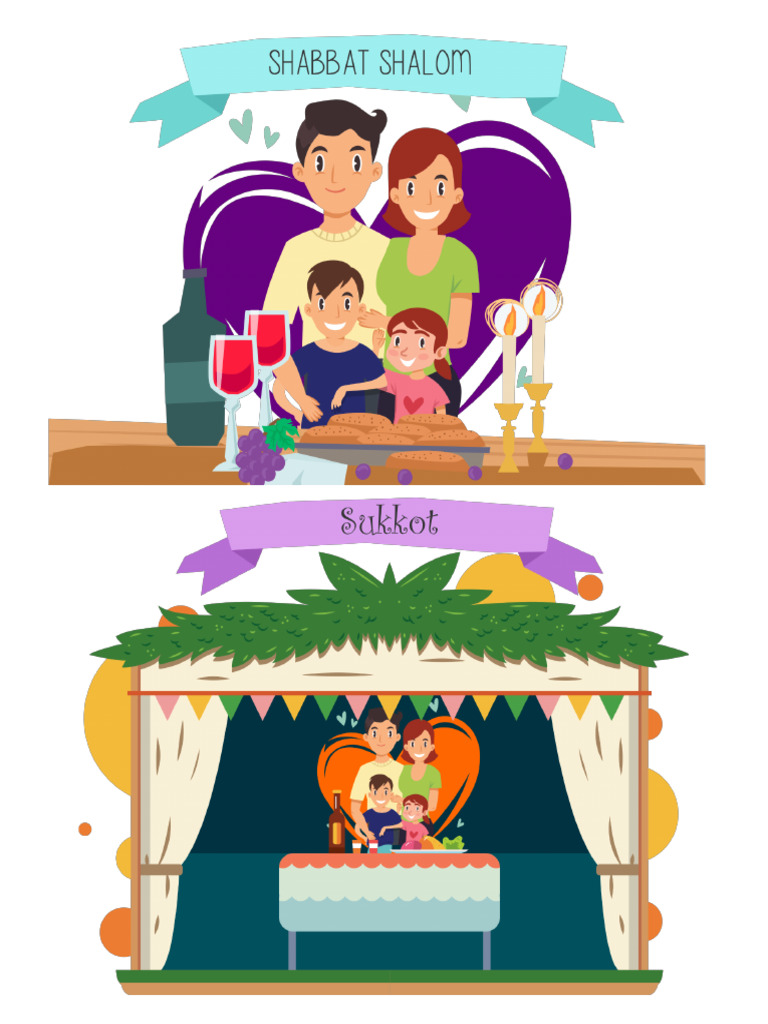 Fiestas Elohim para Niños Shabat Shavuot y Sukkot | PDF