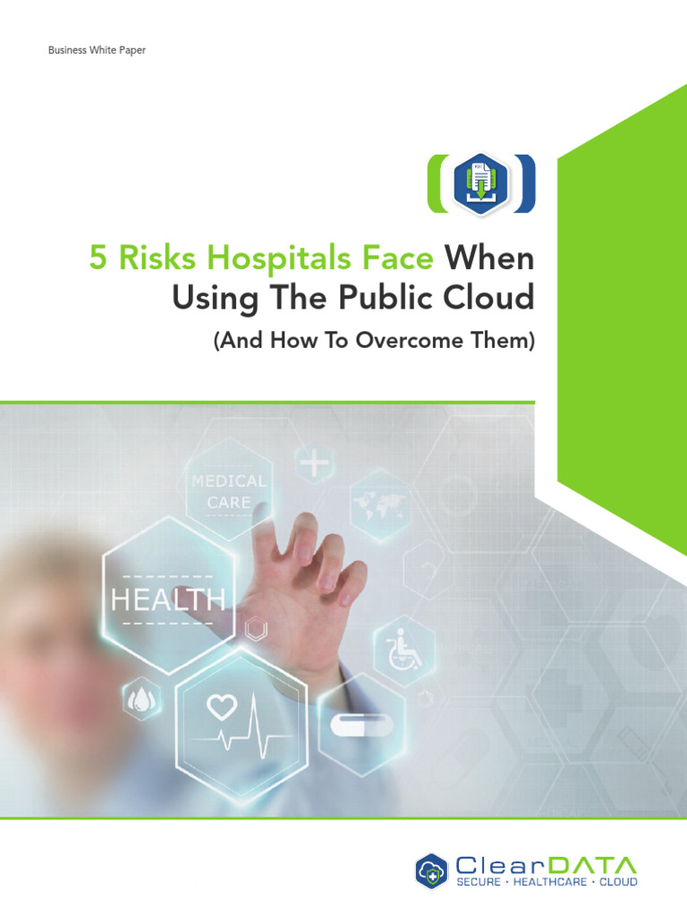 5 Cloud Risks for Hospitals Explained | PDF | Cloud Computing ...
