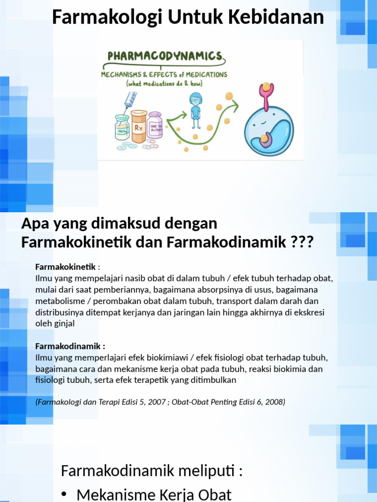 #Farmakologi Kebidanan - Pertemuan 3 | PDF