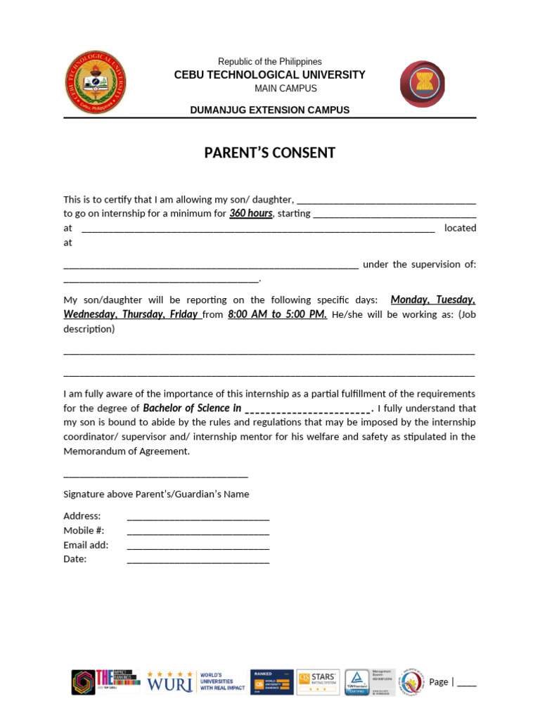 18 - Form 4 Parents-Consent | PDF