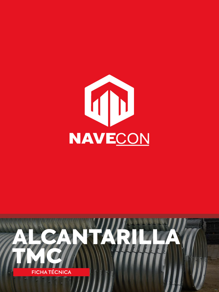 Alcantarilla TMC Ficha Tecnicanavecon | PDF