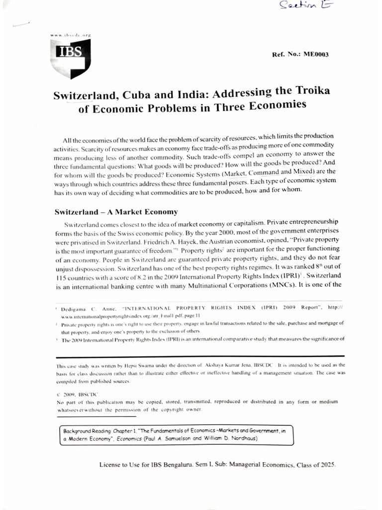 Case Study Managerial Economic | PDF