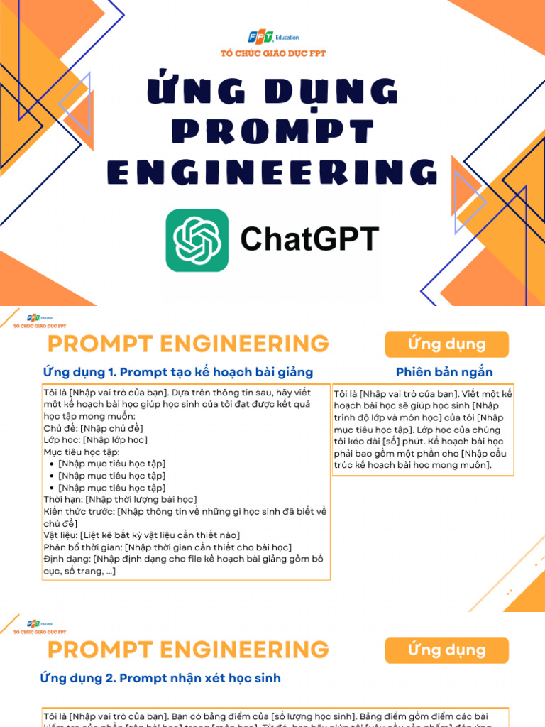 TH C Hành NG D NG - Prompt Engineering | PDF