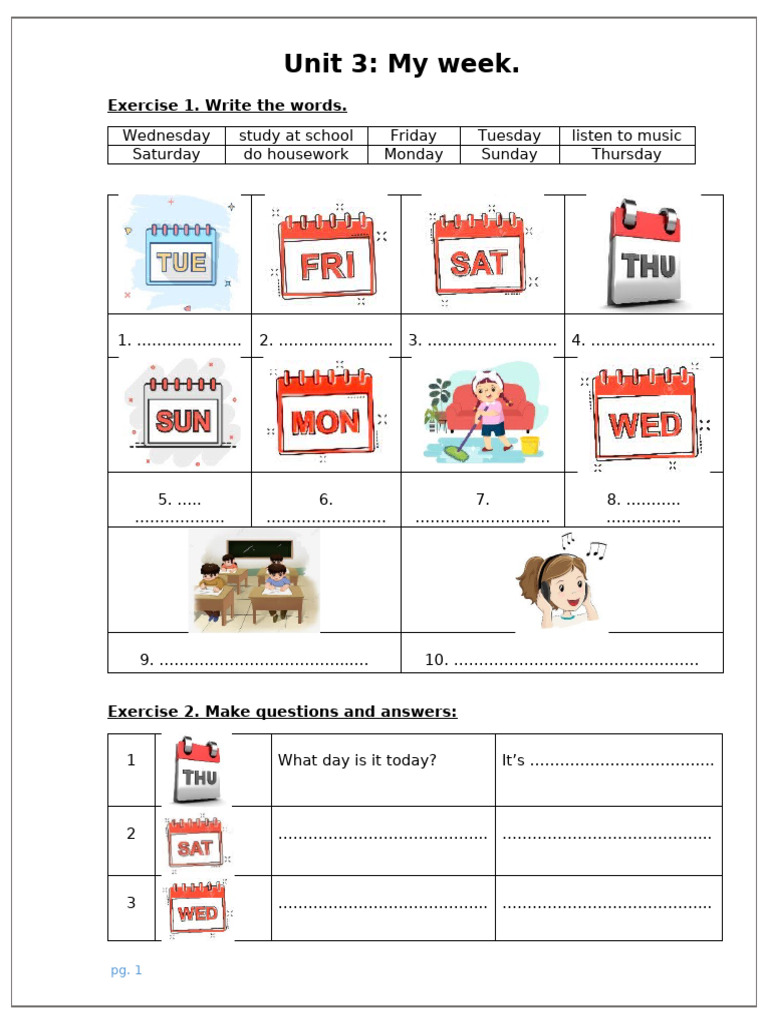 GRAMMAR Unit 3 | PDF
