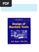 Machine Toold Design Handbook - CMTI | PDF