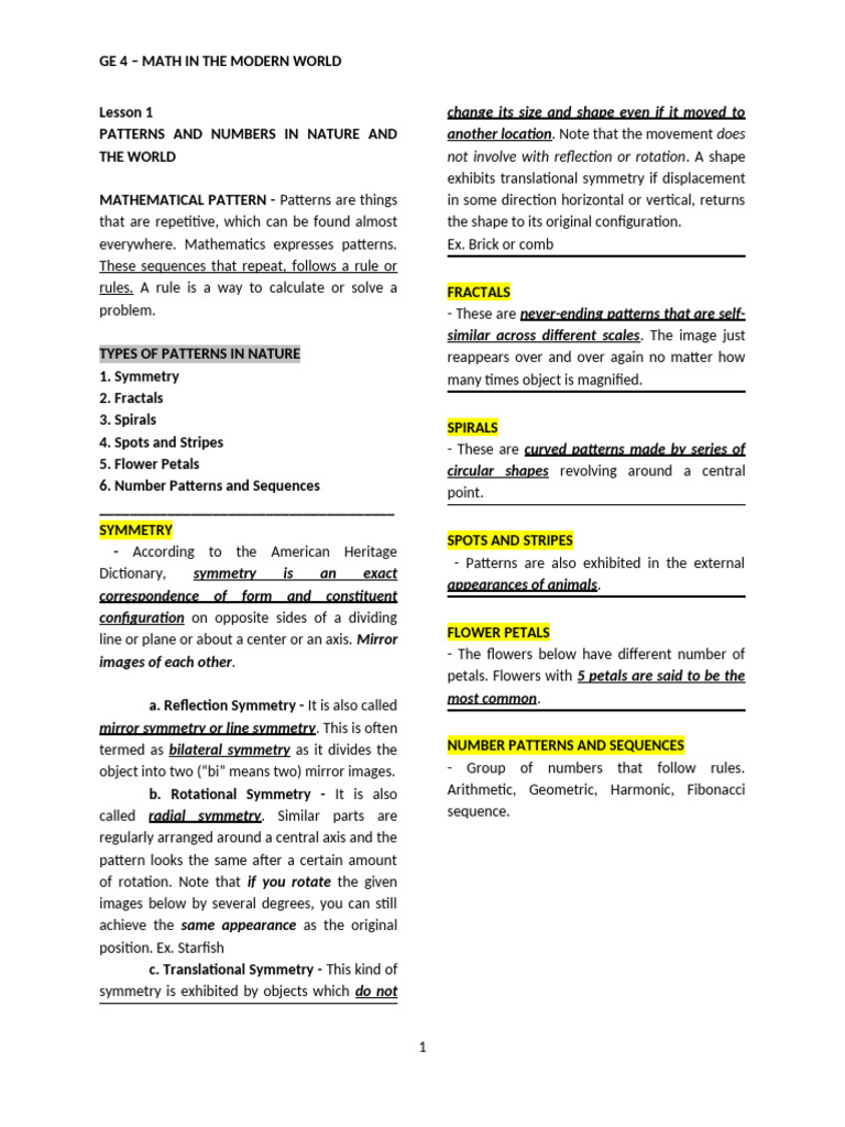 Math Patterns for Modern Learners | PDF | Pattern | Deductive Reasoning