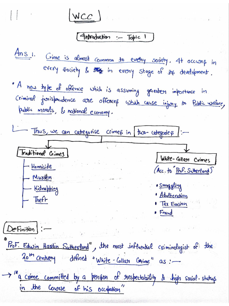WCC Handwritten Notes | PDF