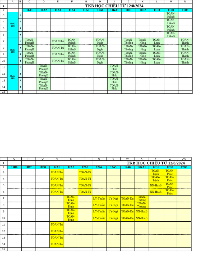 014 Tkb Chiều Tu 12.8 | PDF