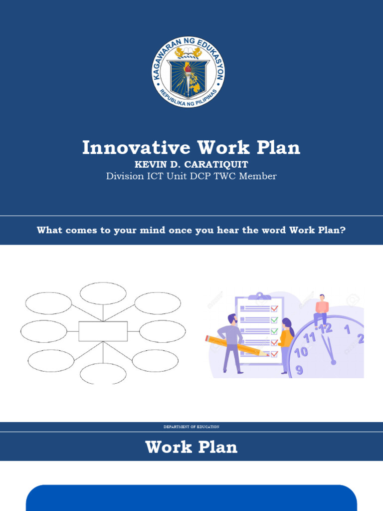 5. AND 6. WORK PLAN and LND - DepED Template | PDF | Information And ...