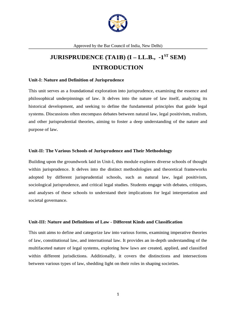 Juris Intro Final | PDF | Jurisprudence | Justice