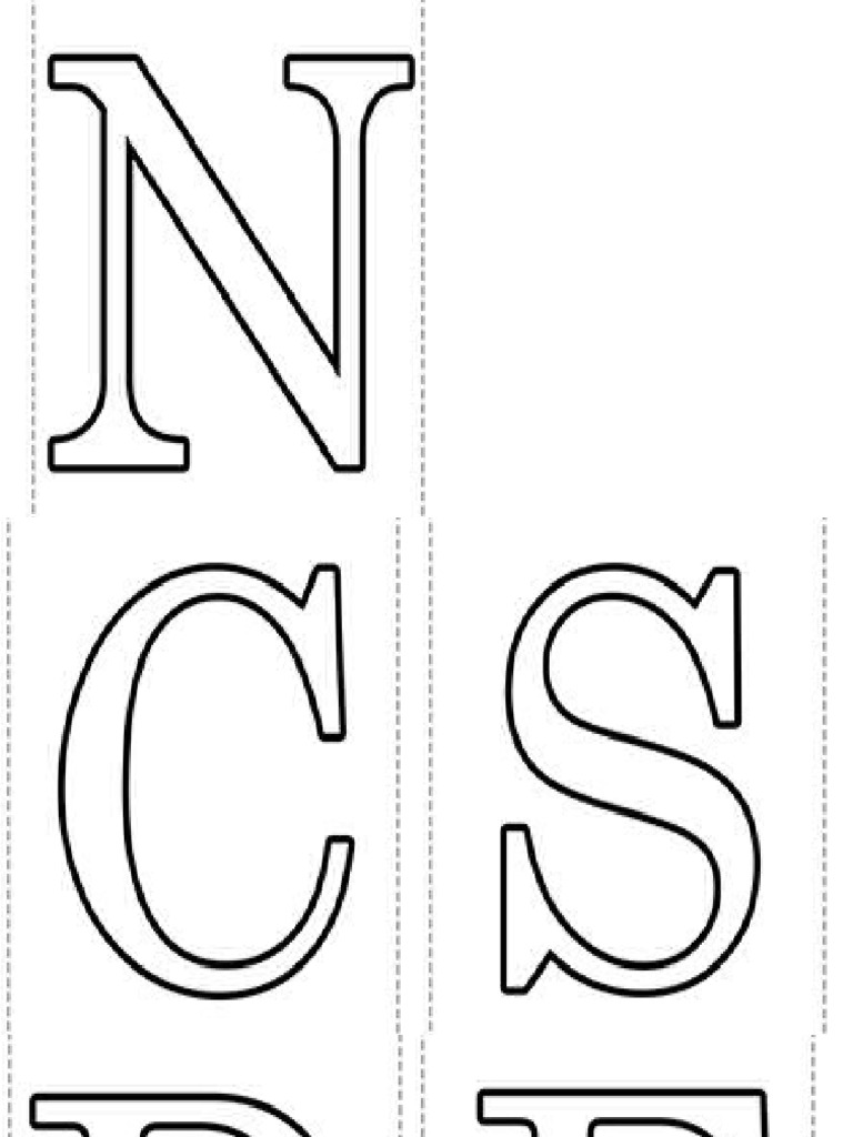 letras molde 2 | PDF