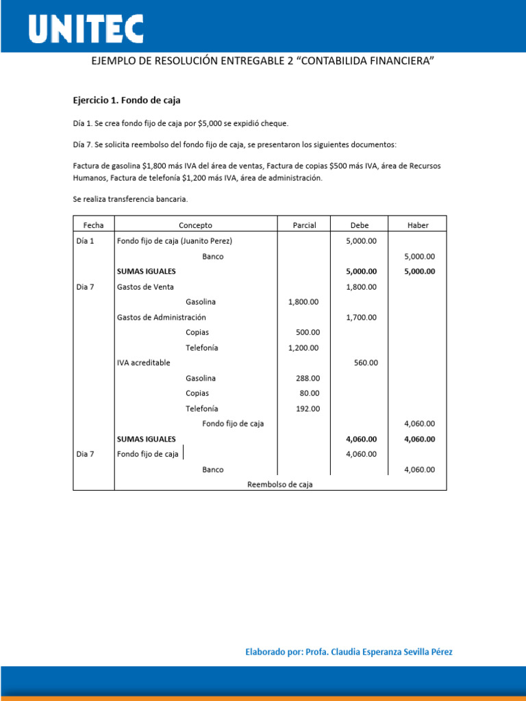 Ejemplo Entregable 2 | PDF | Bancos | Cheque