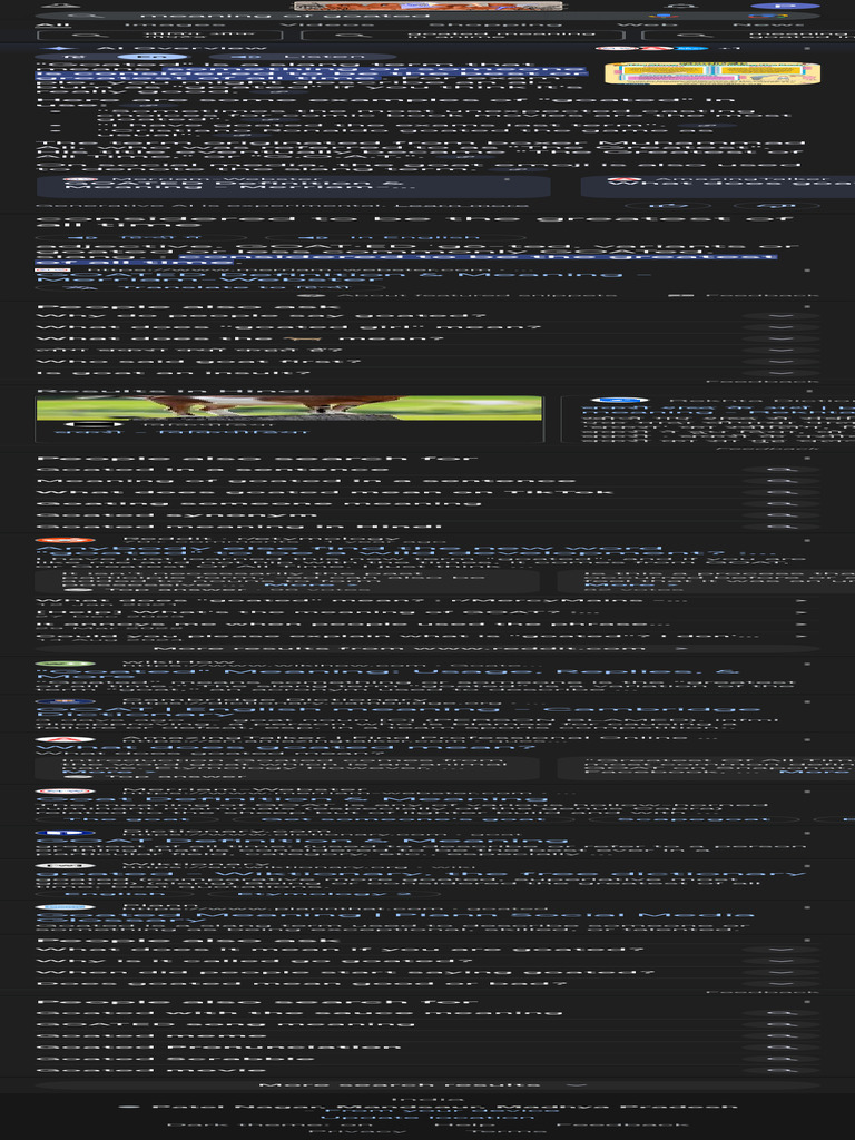 Meaning of Goated - Google Search | PDF | Linguistics | Linguistic ...