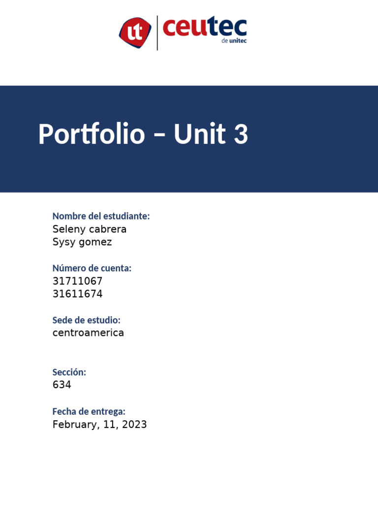 portafolio-unit 3 | PDF portafolio-unit 3 | PDF