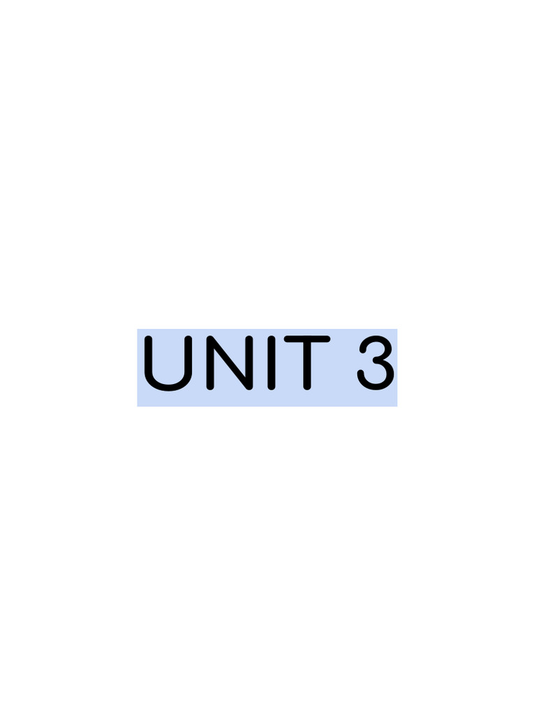 UNIT 3-1 | PDF | Perfect (Grammar) | Verb