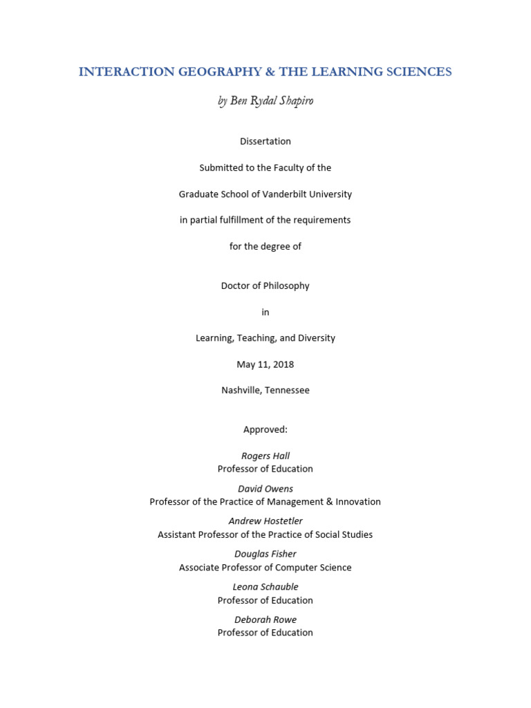 Interaction Geography & The Learning Sciences | PDF | Geography | Museum