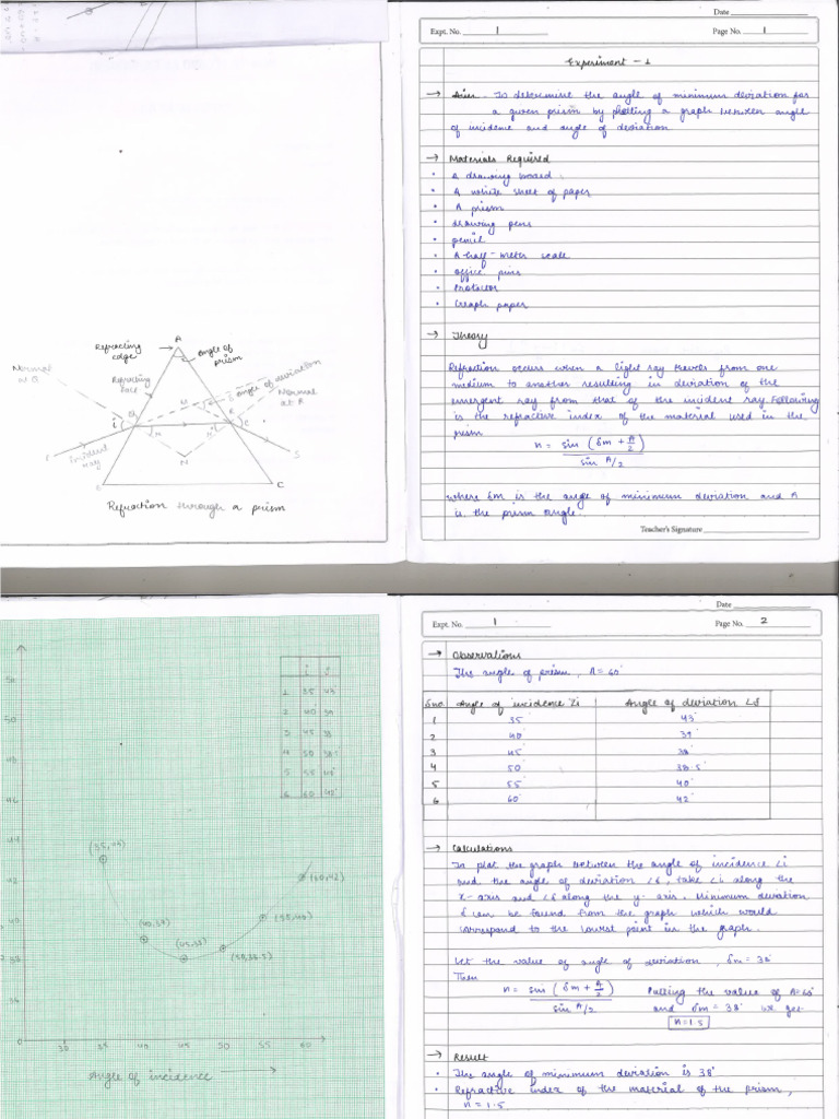 Physics Practical+activity File | PDF
