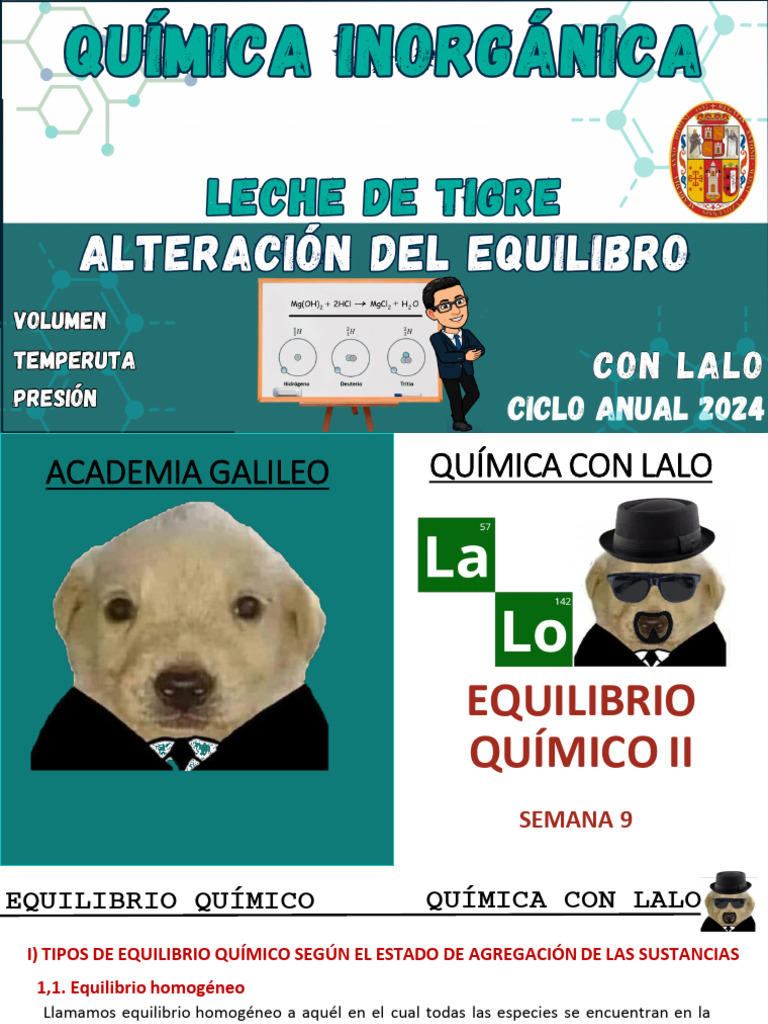 Equilibrio Lalon | PDF | Equilibrio químico | Fase (materia)