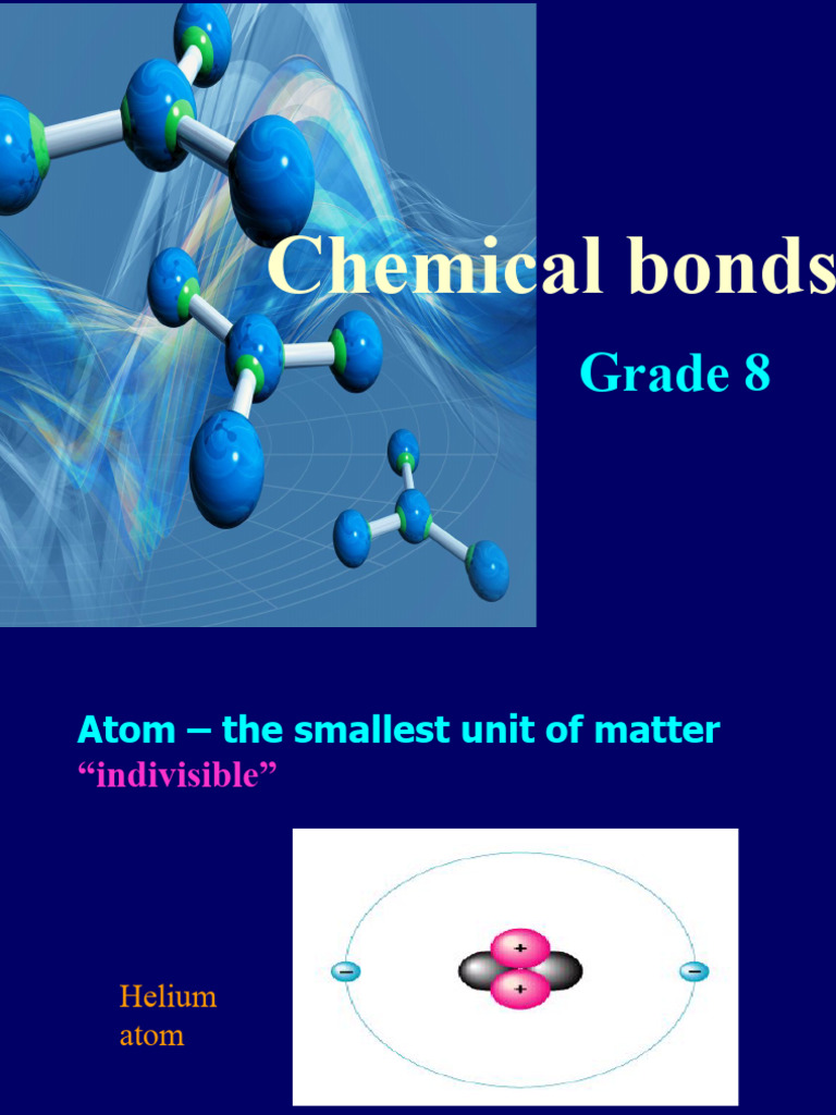 Understanding Chemical Bonds in Atoms | PDF | Ion | Ionic Bonding