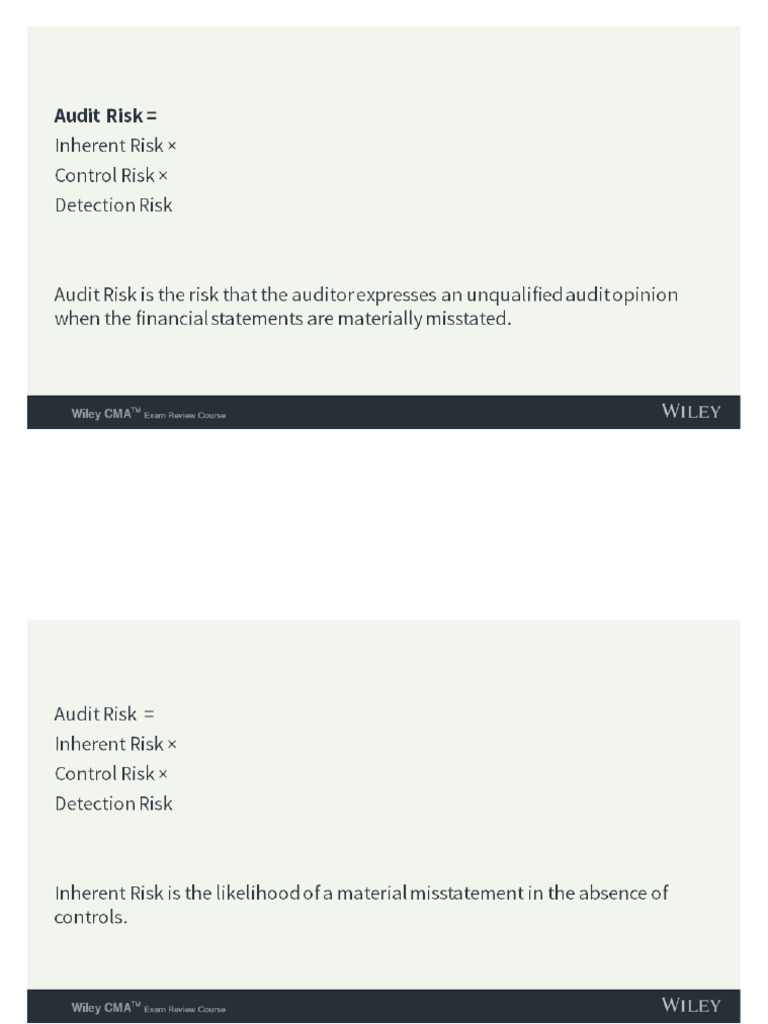 External Audit Requirements | PDF