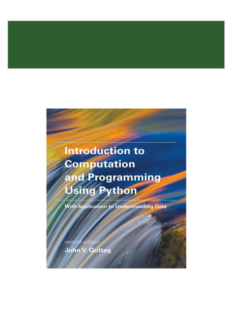 Where can buy Introduction to Computation and Programming Using Python ... Where can buy Introduction to Computation and Programming Using Python ...