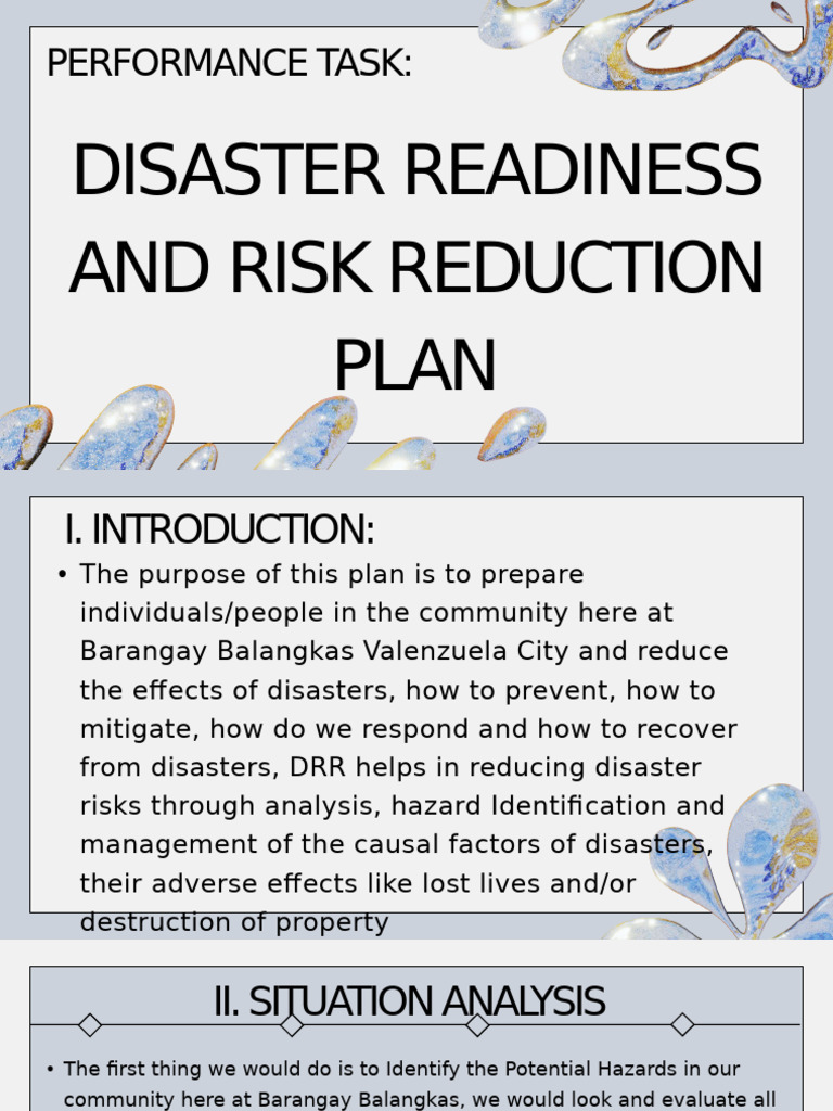 DRRR Plan Group 6 12 Gas Vygotsky | PDF | Disaster Risk Reduction | Hazards