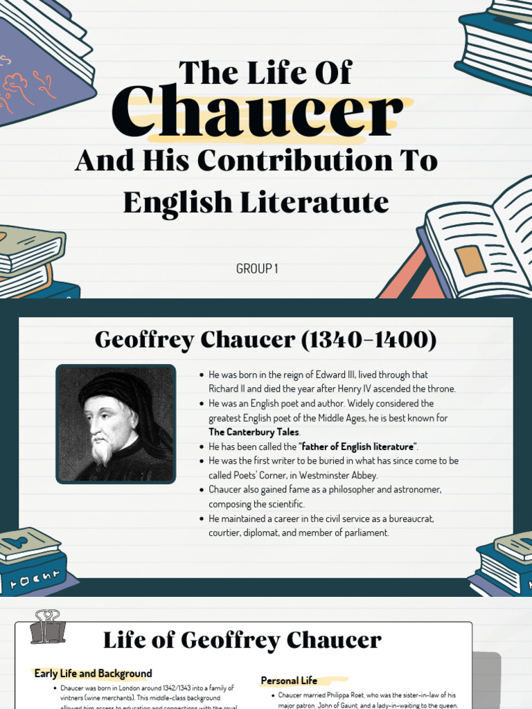 Group 1 | PDF | Geoffrey Chaucer