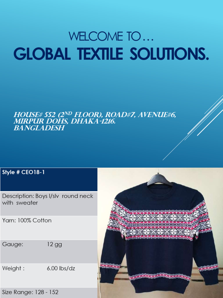 GTS PPT - Knit Collection Kids 2 | PDF