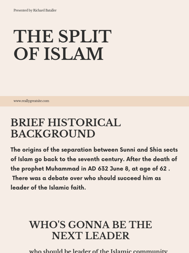 Sunni and Shia: The Islamic Divide | PDF | Sunni Islam | Shia Islam
