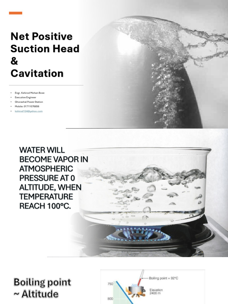 Topic 3 NPSH and Cavitation Final | PDF | Transparent Materials ...