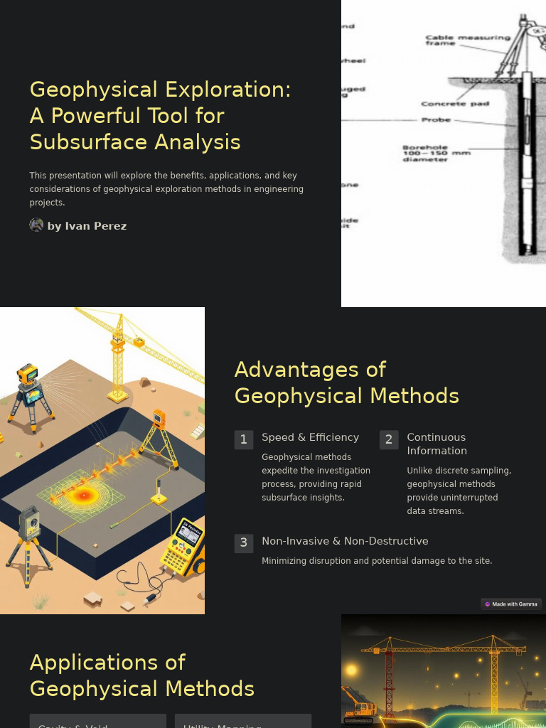 Geophysical-Exploration-A-Powerful-Tool-for-Subsurface-Analysis | PDF | Geophysics | Applied And ...