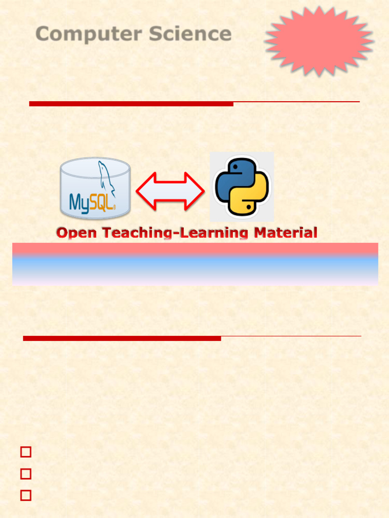 15-MySQL Connectivity Cs 12 | PDF | Databases | My Sql