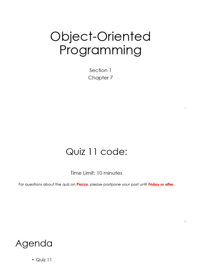 Slides11 Pdf Inheritance Object Oriented Programming Class