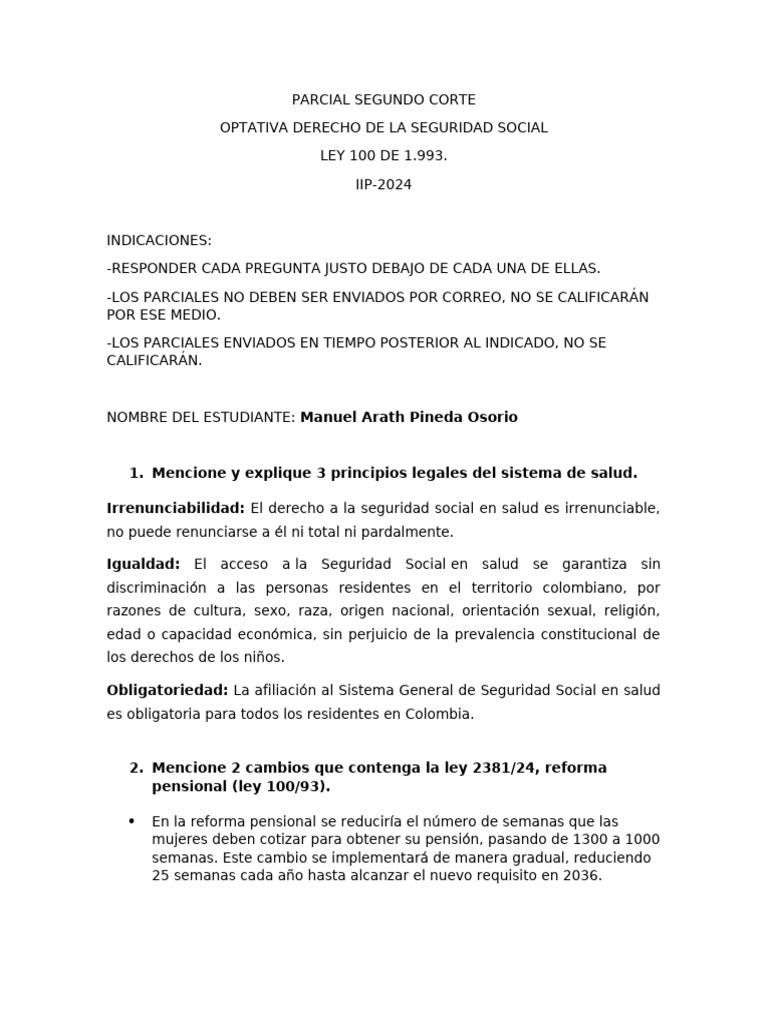 Parcial Segundo Corte - Nov 6-2024 2 | PDF