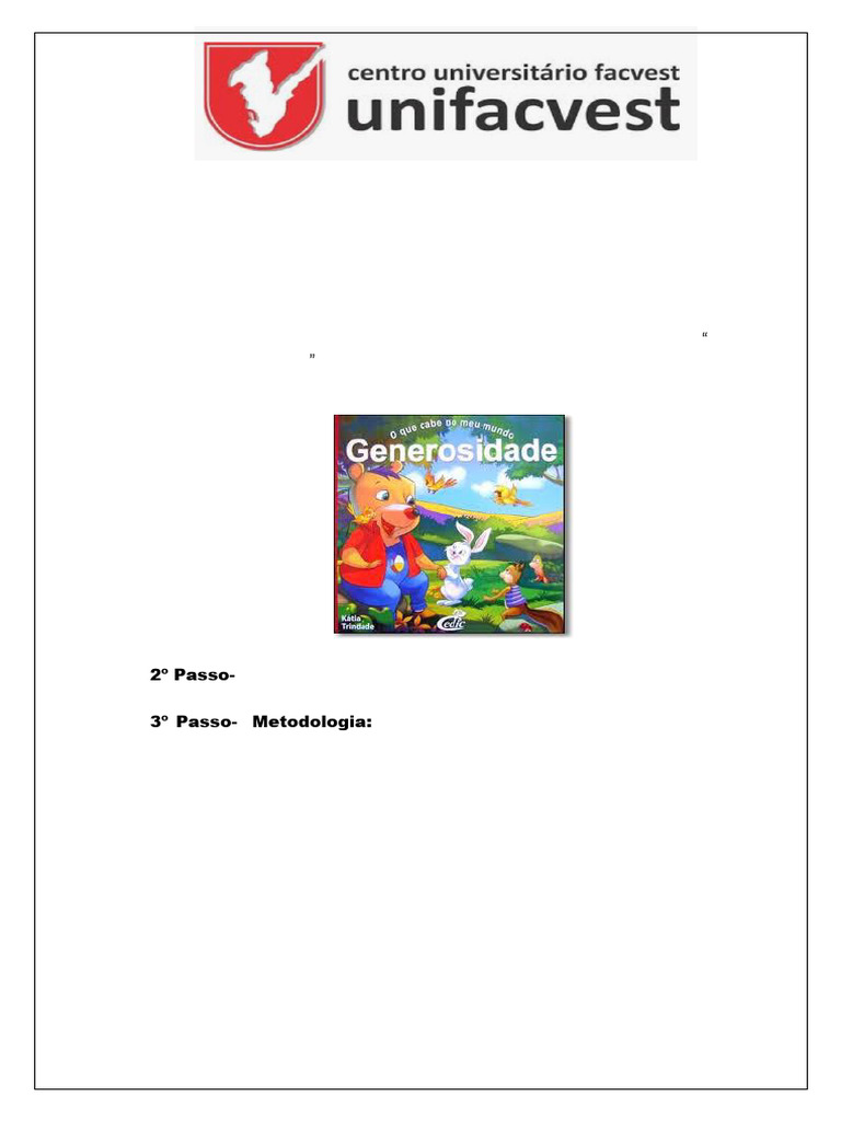 Atividade Formativa 1 - PA-GENEROSIDADE (FELIPE) | PDF