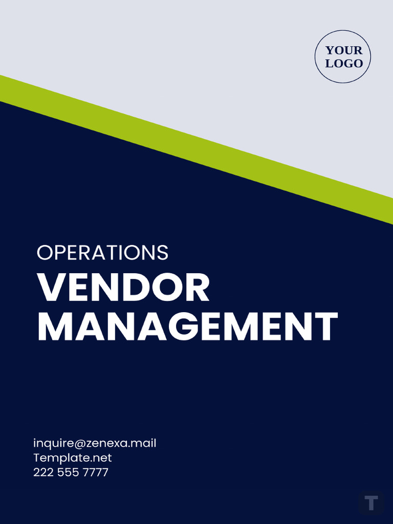 Operations Vendor Management Template | PDF