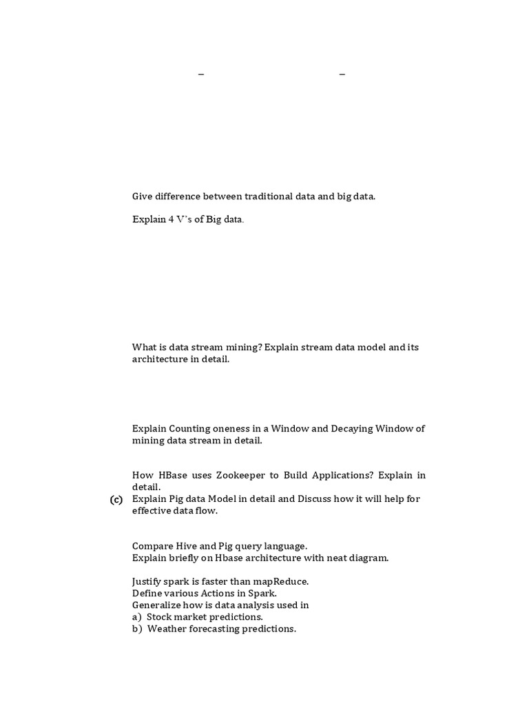 BDA Merged | PDF | Apache Hadoop | Big Data BDA Merged | PDF | Apache Hadoop | Big Data