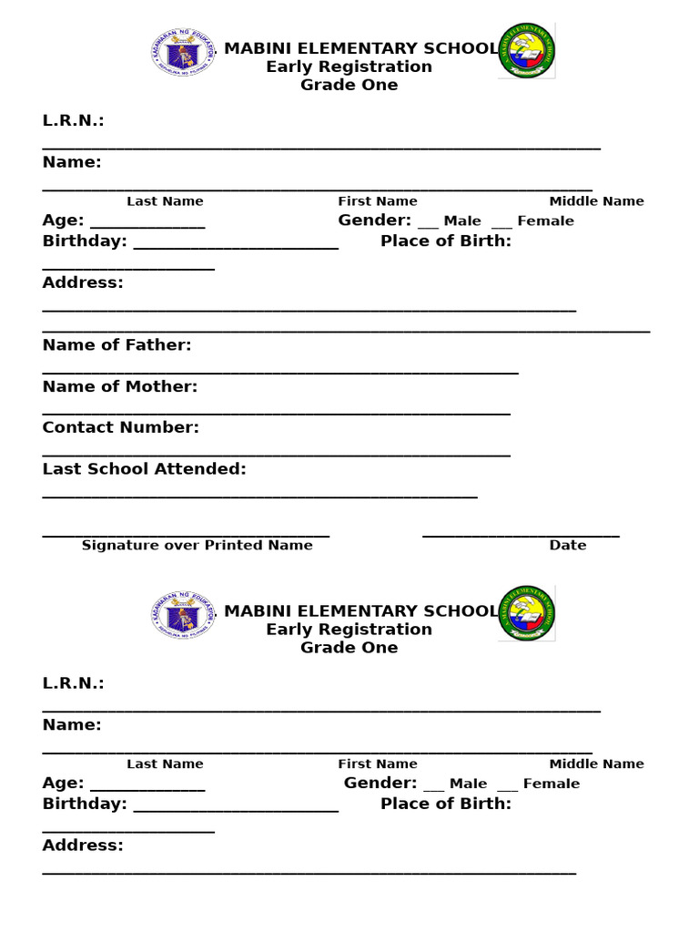 Early Registration | PDF