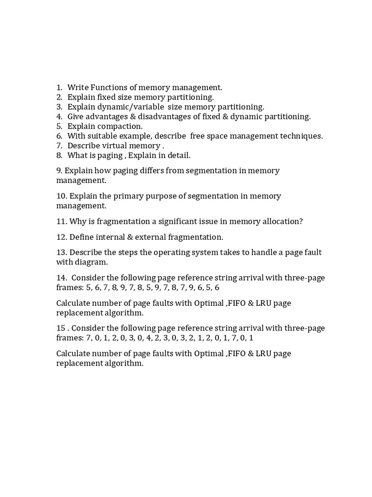 Assignment - NO - 5 - & - 6 (1) of Operating System | PDF
