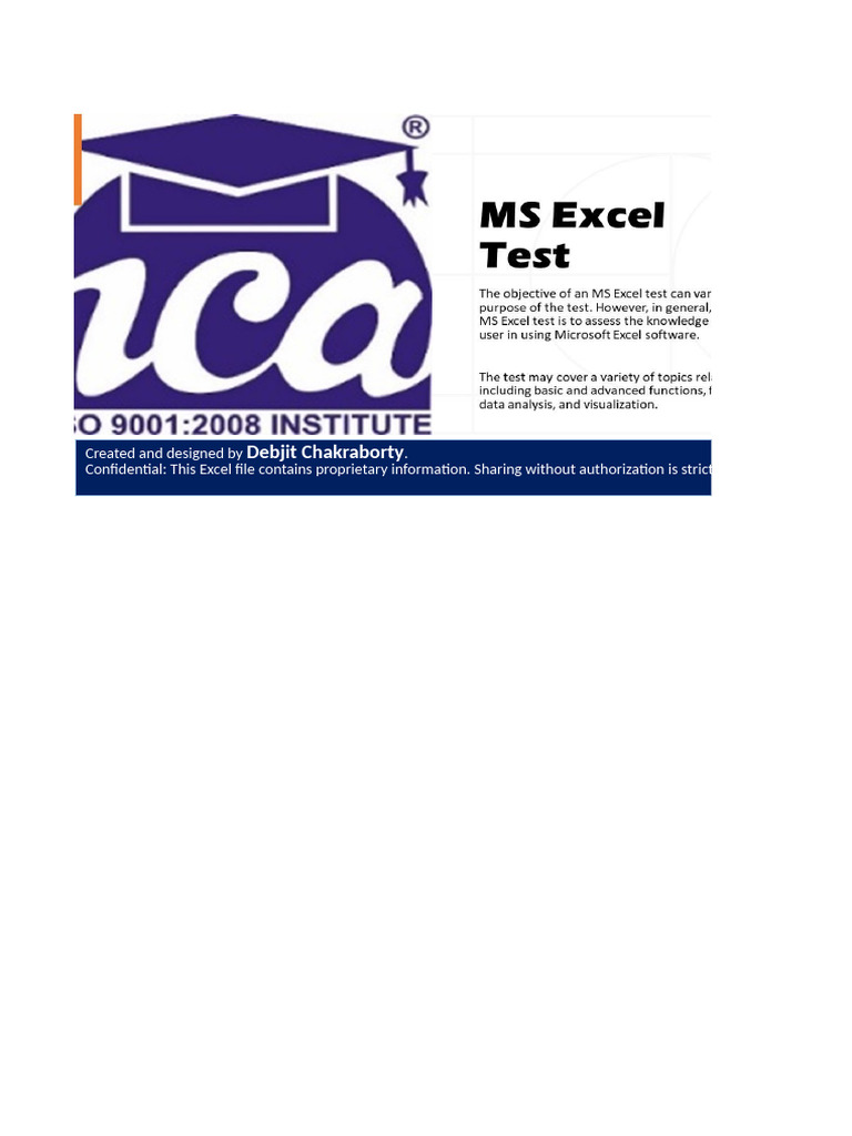Assessment - MS Excel (FST24) | PDF | Computing | Software
