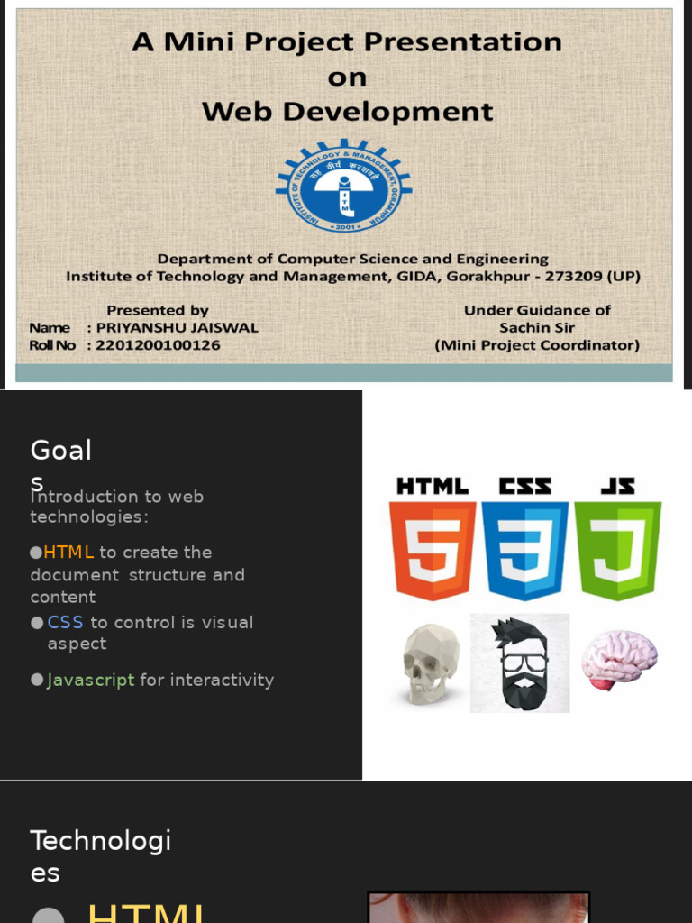 Final PPT Priyanshu | PDF | Html Element | Html