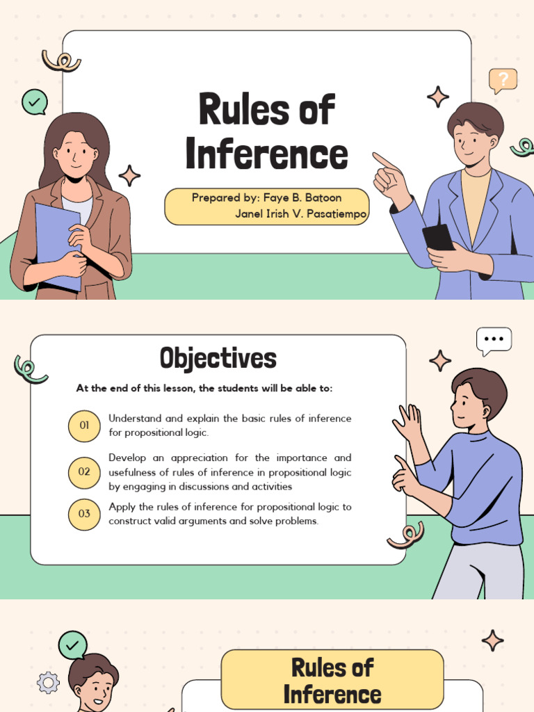 RULES-OF-INFERENCE | PDF | Logic | Inference