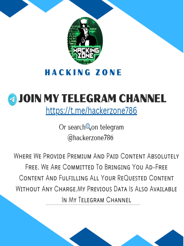 Free Premium Content on Telegram | PDF
