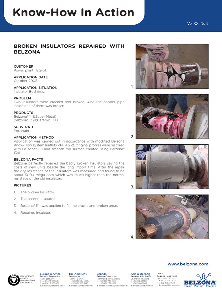 Broken Insulator Fixing | PDF | Insulator (Electricity) | Materials